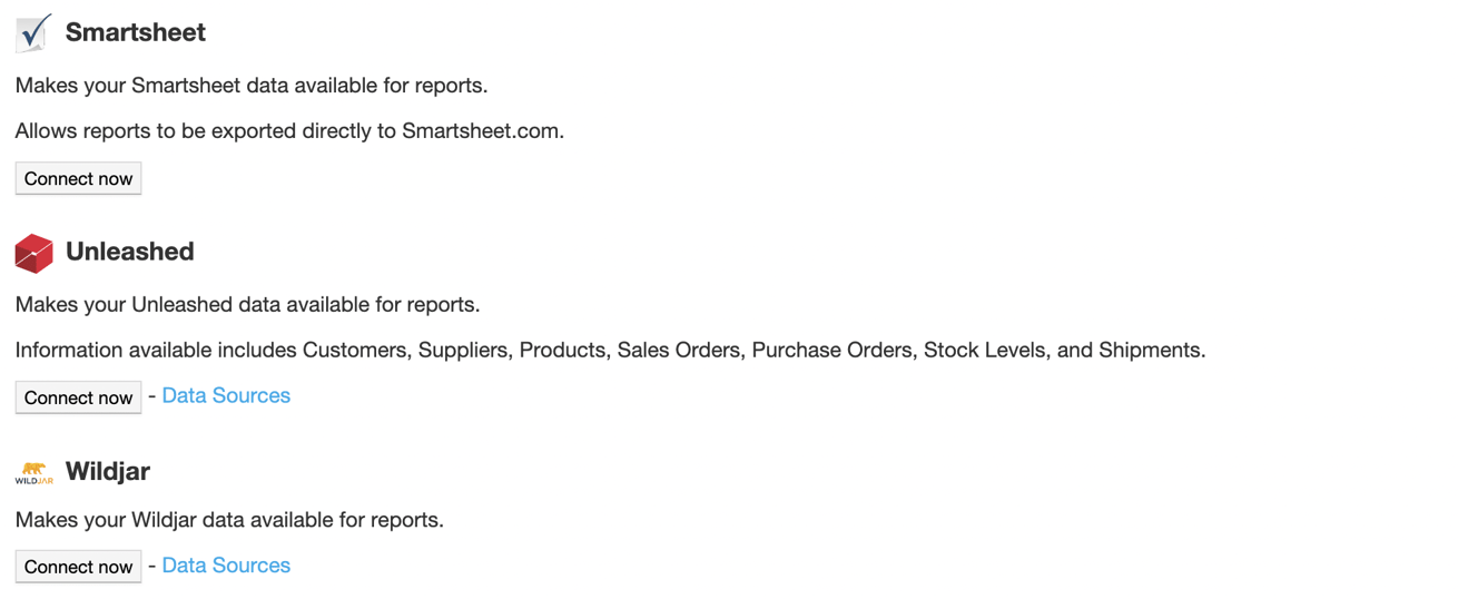How to connect Unleashed